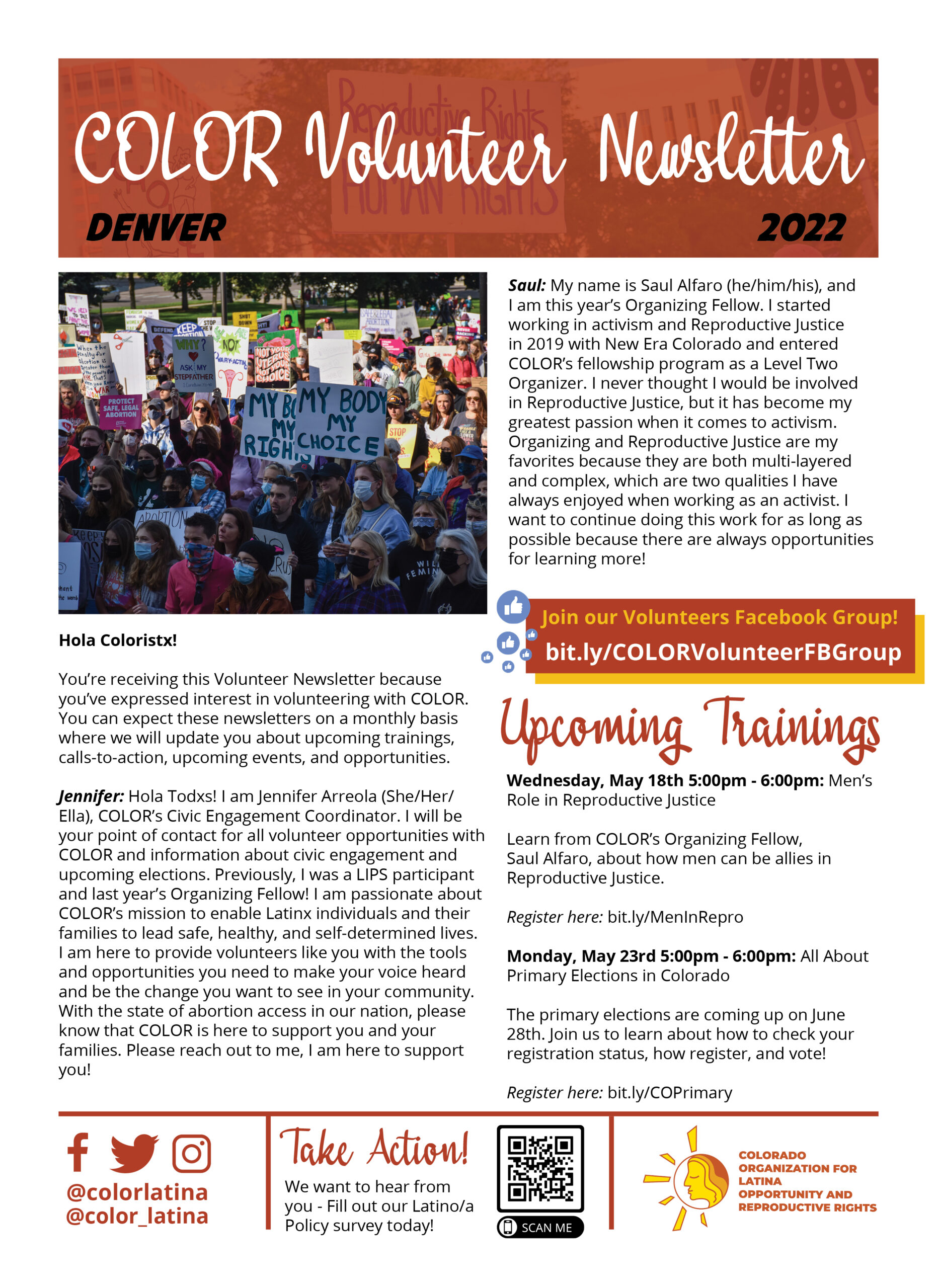 Volunteer With Us - COLOR Latina