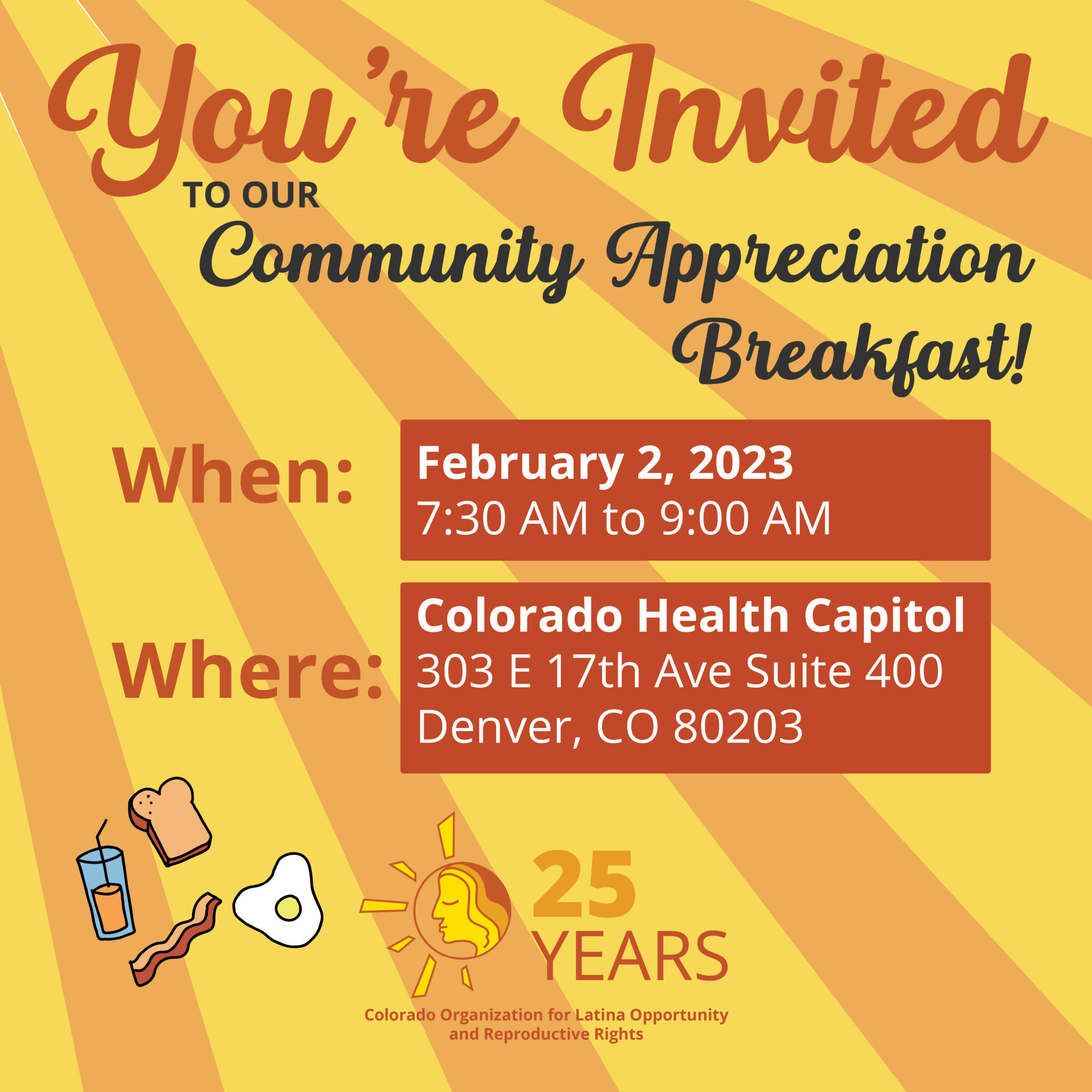 Community Appreciation Breakfast - COLOR Latina